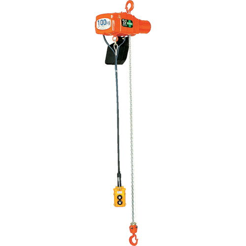 象印　単相200V小型電気チェーンブロック（1速型）160KG・3M　（αH−016　　3m）JAN：4937510124352メーカー：象印チェンブロック（株） / ブランド：象印 / 原産国：日本特長●高速で巻き上げ・巻き下げ作業ができ...