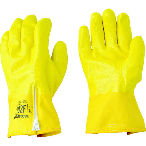 DAILOVE　防寒用手袋　ダイローブ102F（L）JAN：4940656012230メーカー：ベッセル（株）（ダイヤゴム（株）） / ブランド：DAILOVE / 原産国：日本特長●-60℃環境下でも硬くならないポリウレタンを使用した防寒...