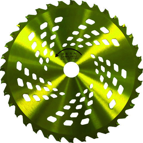 GS　刈払機用チップソー　オオカミ　スーパープロ230ミリ JAN：4951167214488 メーカー：キンボシ（株） / ブランド：GS / 原産国：中国 特長 ●縦埋込みした高密度チップで雑草を強力にカットします。 用途 ●畔草、雑草...