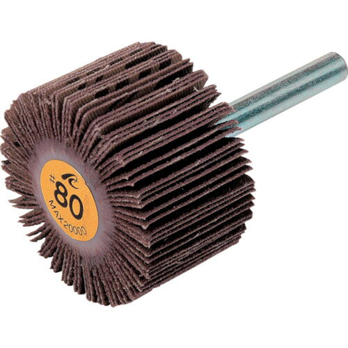 AC　フラップホイル　軸径6mm　＃40　外径25×幅25×軸長40JAN：set4951989020137-5メーカー：（株）イチグチ / ブランド：AC / 原産国：日本特長●日本製の研磨材、軸を使用しています。●加工物の形状によくなじ...