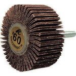 AC　フラップホイル　軸径6mm　＃40　外径80×幅25×軸長40JAN：set4951989022537-5メーカー：（株）イチグチ / ブランド：AC / 原産国：日本特長●日本製の研磨材、軸を使用しています。●加工物の形状によくなじ...