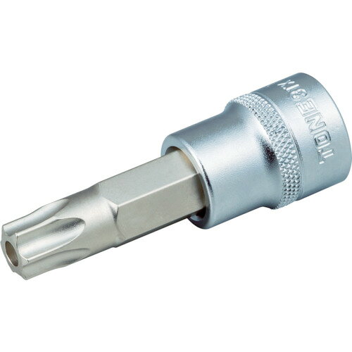 TONE　ヘックスローブソケット　トルクスソケット（いじり防止タイプ）　T45　差込角9．5mm　先端寸法7．77mm JAN：4953488145281 メーカー：TONE（株） / ブランド：TONE / 原産国：日本 特長●いじり防止...