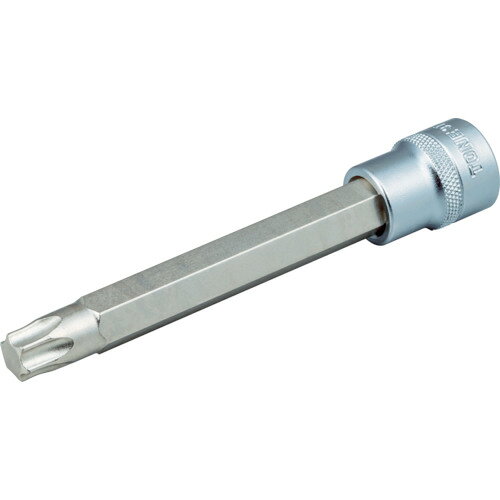 TONE　ヘックスローブソケット　ロングトルクスソケット（強力タイプ）　T50　差込角9．5mm　先端寸法8．79mm JAN：4953488217247 メーカー：TONE（株） / ブランド：TONE / 原産国：日本 特長●強力ロング...