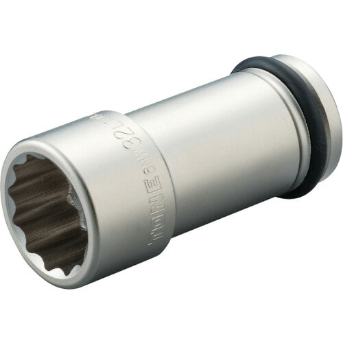 TONE　インパクト用ロングソケット（12角）　対辺寸法22mm　差込角19．0mmJAN：4953488268089メーカー：TONE（株） / ブランド：TONE / 原産国：日本特長●外観品質と防錆力の向上を図った無電解メッキ仕様のイ...