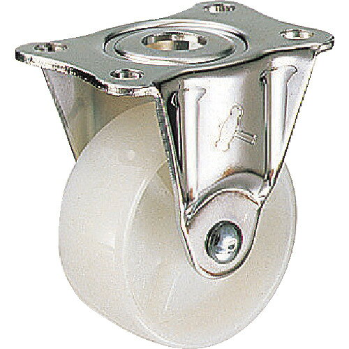 ハンマー　固定式ナイロン車輪　50mm JAN：4956237000510 メーカー：ハンマーキャスター（株） / ブランド：ハンマー / 原産国：日本 特長●最も生産量が多く、様々な場所で使用されています。●RoHS適合品です。 用途●屋...