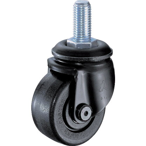 ハンマー　低床重荷重用ねじ込み旋回式ナイロン車輪（ボールベアリング）65mm JAN：4956237432236 メーカー：ハンマーキャスター（株） / ブランド：ハンマー / 原産国：日本 特長●車輪には特殊ナイロンを採用しているため、重...