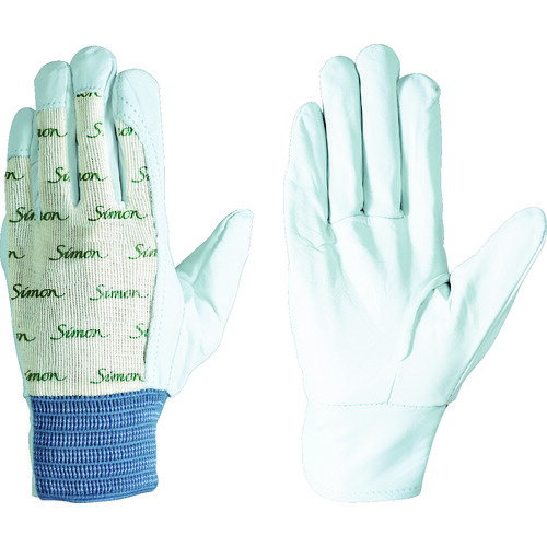 シモン　牛本革手袋　甲メリヤス袖口ゴムタック　CG126　SJAN：4957520522146メーカー：（株）シモン / ブランド：シモン / 原産国：中国特長●異物混入を防ぐ袖口ゴムタック式です。●甲部に通気性の良いメリヤス生地を使用して...
