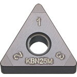 特長●KBN25M：微粒子CBNと耐熱結合相に耐熱性MEGACOATです。●高硬度合金鋼の汎用領域で安定加工です。用途●旋削加工用●KBN25M：高硬度合金鋼の汎用領域で安定加工仕様●マルチエッジ●G級仕様2●被膜構成：MEGACOAT●呈...