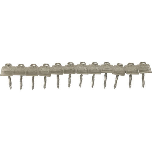 DAIDOHANT　ポリカ連結波板ビス　12連×2本（24本入）　4．2×35mm　クリアー JAN：4962123760666 メーカー：（株）ダイドーハント / ブランド：DAIDOHANT / 原産国：中国 特長 ●パッキンを連結する...