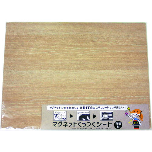 DAIDOHANT　マグネットくっつくシート　450×600　ナチュラルオーク JAN：4962123777145 メーカー：（株）ダイドーハント / ブランド：DAIDOHANT / 原産国：日本 特長 ●アイアンシートの上に化粧シートを...