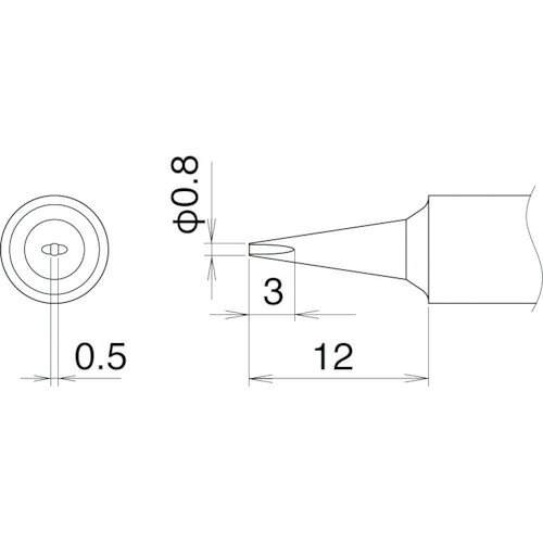 特長用途仕様●コテ先名称：0.8D型●適合コテ：FM-2030仕様2●ヒーター一体式材質／仕上セット内容／付属品注意
