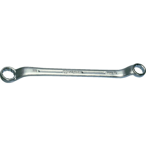 スーパー　45°両口メガネレンチ　対辺寸法21×26mmJAN：4967521005746メーカー：（株）スーパーツール / ブランド：スーパー / 原産国：日本特長●45°のオフセット角度で、狭い場所や障害物の多い場所での使用に最適です。...