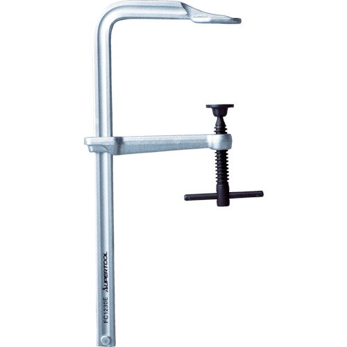 スーパー　L型クランプ（標準型）フトコロ深さ：120mm　クランプ範囲：250mmJAN：4967521324748メーカー：（株）スーパーツール / ブランド：スーパー / 原産国：台湾特長●レール上を締め付け本体がスライドするので、スピ...
