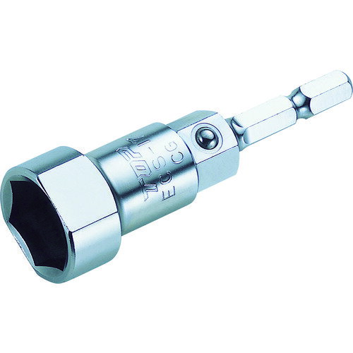 TOP　電動ドリル用レースウェイ用ソケット　17mmJAN：4975180222763メーカー：トップ工業（株） / ブランド：TOP / 原産国：日本特長●13mm六角部は、脱落防止用ボール付です。●レースウェイ取付に最適です。(D-1対...