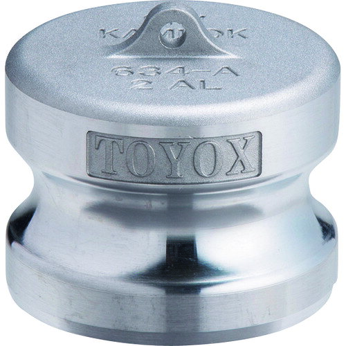 TOYOX　カムロック　アダプター　ダストプラグ　アルミ　634−A　4インチ　AL JAN：4975196914461 メーカー：（株）トヨックス / ブランド：TOYOX / 原産国：台湾 特長●ほこりやゴミ、異物混入防止用のフタの役割...