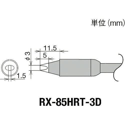 特長用途仕様●適合コテ：RX-822、852AS●こて先幅(mm)：3仕様2材質／仕上セット内容／付属品注意●RX-80HRTシリーズのコテ先を使用したときは、72Wのパワーです。