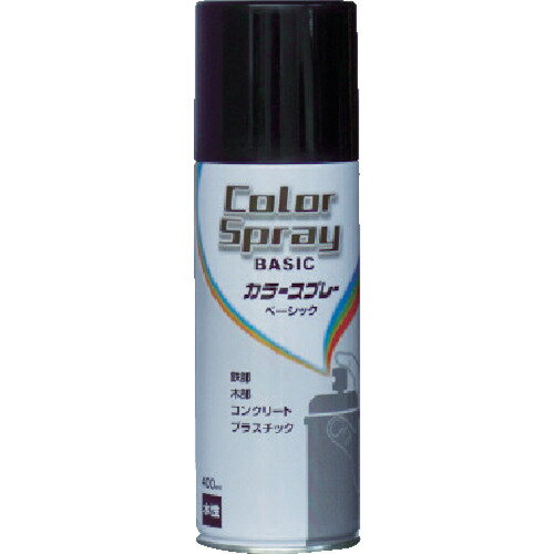 ニッぺ　水性カラースプレー　ベーシック　400ml　ブラック　HKU024 JAN：4976124266232 メーカー：ニッペホームプロダクツ（株） / ブランド：ニッぺ / 原産国：日本 特長●低臭で作業しやすく、幅広い用途に使える高光...