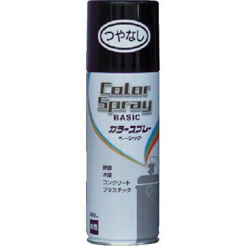 ニッぺ　水性カラースプレー　ベーシック　400ml　つやなしブラック　HKU025 JAN：4976124266249 メーカー：ニッペホームプロダクツ（株） / ブランド：ニッぺ / 原産国：日本 特長●低臭で作業しやすく、幅広い用途に使...