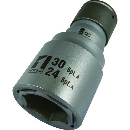 MUSTTOOL　QCソケット　ダブル　24×30　6角　IM—4W2430O—6K JAN：4976463198249 メーカー：（株）イチネンアクセス　ツール事業部 / ブランド：MUSTTOOL / 原産国：台湾 特長 ●面倒なOリン...