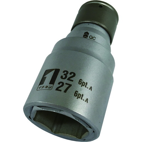 MUSTTOOL　QCソケット　ダブル　27×32　6角　IM—4W2732O—6K JAN：4976463198256 メーカー：（株）イチネンアクセス　ツール事業部 / ブランド：MUSTTOOL / 原産国：台湾 特長 ●面倒なOリン...