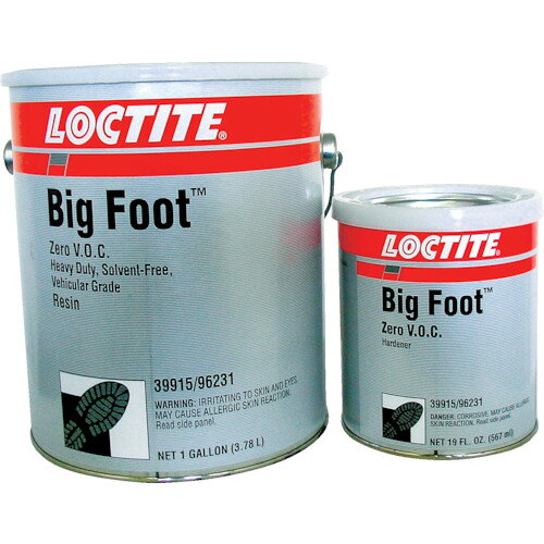 ロックタイト　防滑塗料　ビッグフット　ZV　低臭気　緑　2KG（1400018）（PC6315）JAN：4976742512926メーカー：ヘンケルジャパン（株）ACM事業部 / ブランド：ロックタイト / 原産国：アメリカ特長●二液タイプ...