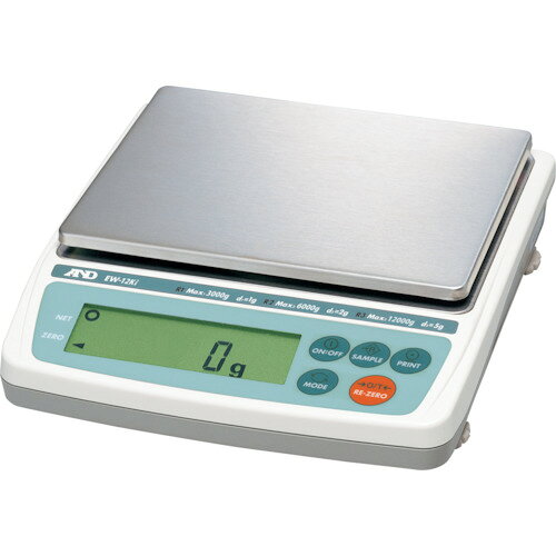 A＆D　パーソナル電子天びんトリプルレンジひょう量12000gJAN：4981046600156メーカー：（株）エー・アンド・デイ / ブランド：A＆D / 原産国：韓国特長●3つの測定レンジを持つトリプルレンジタイプです。●個数計・%表示...