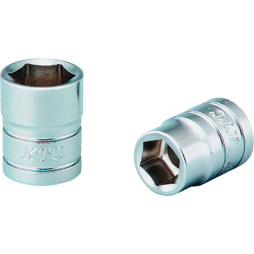 KTC　インチ　6．3sq．ソケット（六角）　対辺寸法1／4inch　全長18mmJAN：4989433139593メーカー：京都機械工具（株） / ブランド：KTC　インチ / 原産国：日本特長●口径部と差込角に応力の集中を防ぐことでボル...