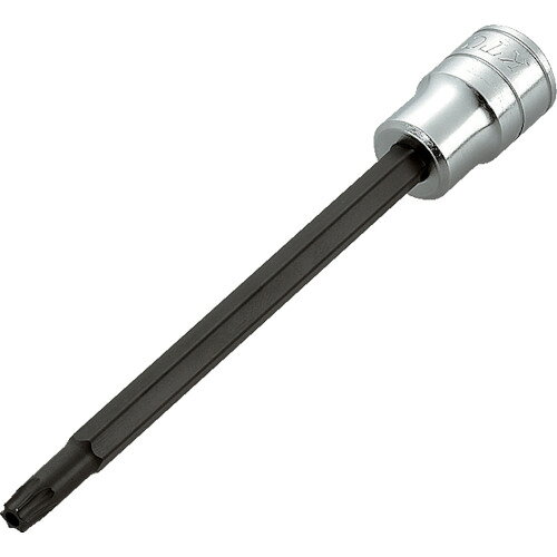 KTC　9．5sq．ロングT型いじり止めトルクスビットソケットT45JAN：4989433148656メーカー：京都機械工具（株） / ブランド：KTC / 原産国：日本特長●ビット部は差込式で、交換が可能です。●T型いじり止め形状・ロング...