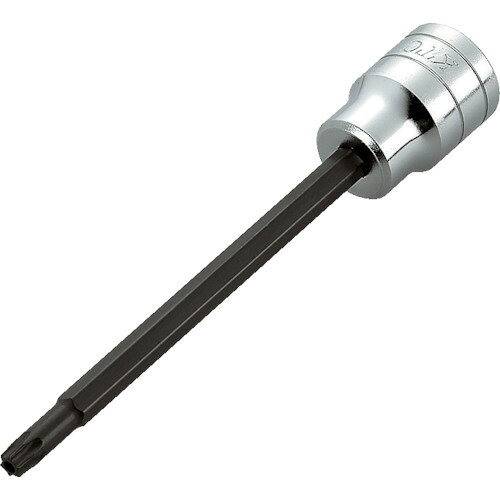 KTC　12．7sq．ロングT型いじり止めトルクスビットソケットT55JAN：4989433149486メーカー：京都機械工具（株） / ブランド：KTC / 原産国：日本特長●ビット部は差込式で、交換が可能です。●T型いじり止め形状・ロン...