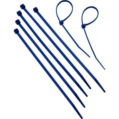 特長●金属粉を混ぜ込んだ材質で成形されており、金属センサーによって感知することができます。●目立ちやすい青色で、視認性に優れています。●FDA適合品で、食品・飲料・薬品・化粧品工場に最適なケーブルタイです。用途●食品・飲料・製薬・化粧品工場...