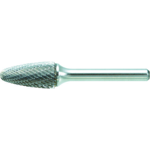 特長●切れ味が良くスムーズな加工ができます。●ダブルカットの刃形状のため、細かく切れた切り粉となります。●加工物に食いつかず、スムーズな加工ができます。用途●主に金属部品、製品のバリ取り、面取りに使用します。仕様●形状：砲弾（ダブルカット）...