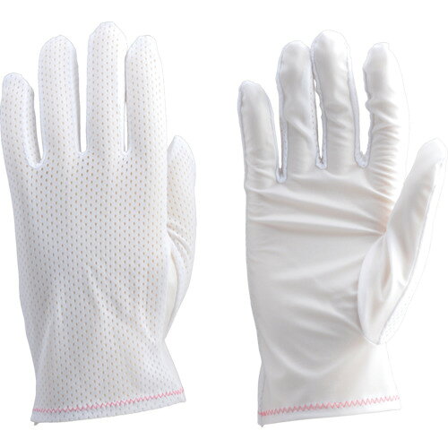 TRUSCO　【売切廃番】組立検査用低発塵メッシュ手袋　L　（10双入）JAN：4989999317930メーカー：トラスコ中山（株） / ブランド：TRUSCO / 原産国：日本特長●甲側はメッシュになっているため、通気性が良く、ムレを抑...