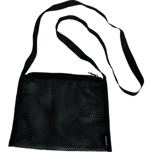 特長●財布やスマートフォンなどの小物を携帯するのに便利なバッグです。●メッシュ生地のため軽く、中身が見やすい仕様です。用途●工場見学時などの貴重品入れとして。●最小限の工具などの携帯に。仕様●高さ(mm)：200●幅(mm)：250●マチ幅...