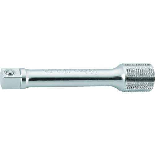 Ko−ken　エクステンションバー　差込角凹凸12．7　全長75 JAN：4991644126323 メーカー：（株）山下工業研究所 / ブランド：Ko−ken / 原産国：日本 特長●差込部の外周に6本のセレーション（凹凸）を設け、ローレ...