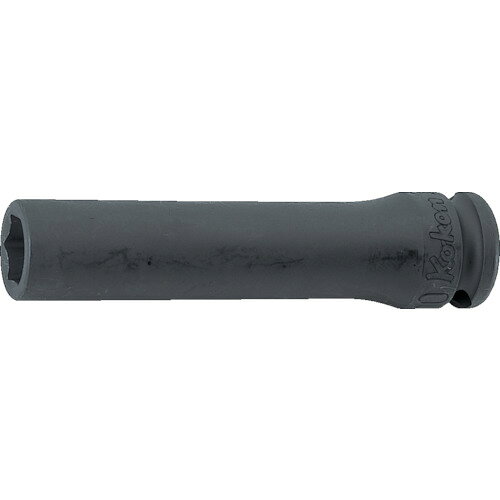 Ko−ken　インパクトディープソケット　対辺14　差込角9．5　全長80 JAN：4991644319992 メーカー：（株）山下工業研究所 / ブランド：Ko−ken / 原産国：日本 特長 ●ボルト／ナットに接する開口部(6角)はもち...