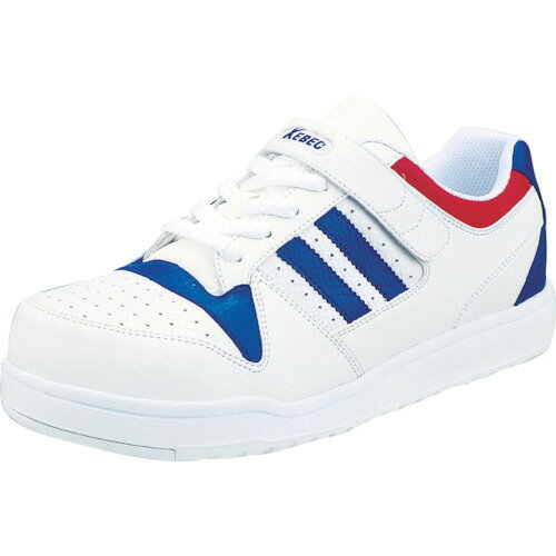 XEBEC　スーパーめちゃ軽セフティシューズ　トリコロール　23．0CMJAN：4991714309601メーカー：（株）ジーベック / ブランド：XEBEC / 原産国：中国特長●超軽量タイプです。●耐油性ゴム底です。●足首部分にはマジッ...