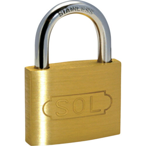 SOL　ステンロック同一No．無50mm JAN：4994421152508 メーカー：清水（株） / ブランド：SOL / 原産国：中国 特長●ツル部をステンレス（SUS304）にし強度を増しています。●複数の施錠箇所を管理できる同一鍵タ...