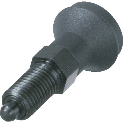特長●ノブの操作でノーズがストロークし位置決めします。用途●割り出しやストッパー機構をハンド操作により行う位置決め部品。仕様●荷重(N)：15〜35●ねじ寸法：M16×1.5●全長(mm)：74●ピン径(mm)：8●耐熱温度(℃)：80仕様...