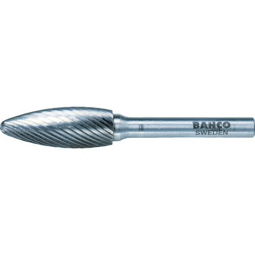 BAHCO　超硬バー　楕円　シングルカット　刃径12mmJAN：7311518182076メーカー：スナップオン・ツールズ（株） / ブランド：BAHCO / 原産国：スウェーデン特長●硬度HRC67までの材料の切削が可能です。●ヘッド部硬...