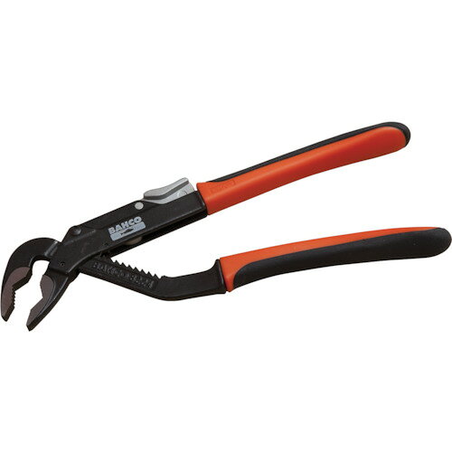 BAHCO　ウォーターポンププライヤー　最大口開き67mm　全長400mmJAN：7314150115853メーカー：スナップオン・ツールズ（株） / ブランド：BAHCO / 原産国：フランス特長●ワンタッチで開閉できます。●人間工学に基...