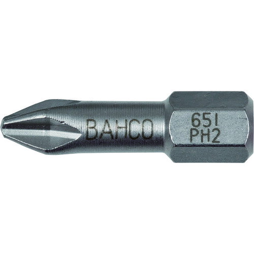 BAHCO　片頭ドライバービット　ステンレス製　2個入り　PH3　全長25mm JAN：7314150201266 メーカー：スナップオン・ツールズ（株） / ブランド：BAHCO / 原産国：チェコ 特長●ドイツ連邦の商標「EDELSTA...