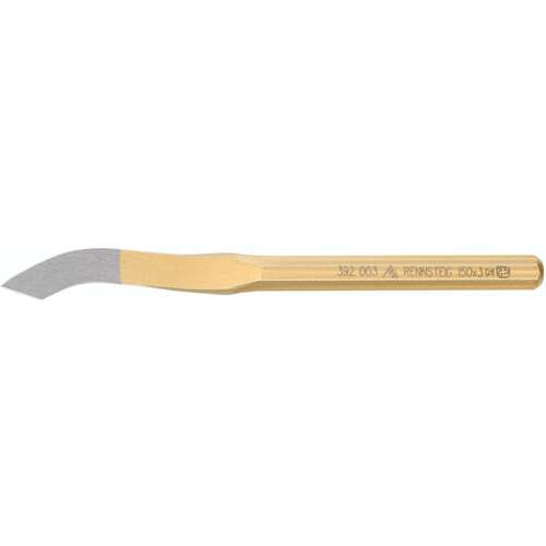 【特長】●高品質の鋼材を使用した、溝削りチゼルです。●抜群の耐久性と高い作業性を発揮します。【用途】●鉄板や石の切断、ハツリ作業など。【仕様】●刃幅(mm)：6●全長(mm)：150【仕様2】●八角胴タイプ【材質／仕上】●クロムバナジウム鋼