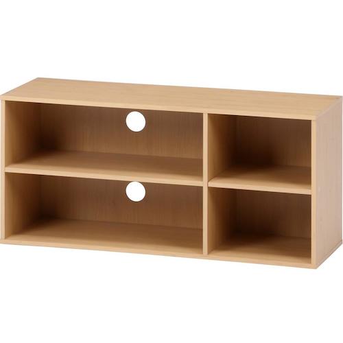 【特長】●収納力バツグンなシンプルテレビ台です。【仕様】●耐荷重(kg)：30●色：ナチュラル●外形寸法(mm)間口：890●外形寸法奥行(mm)：295●外形寸法(mm)高さ：42