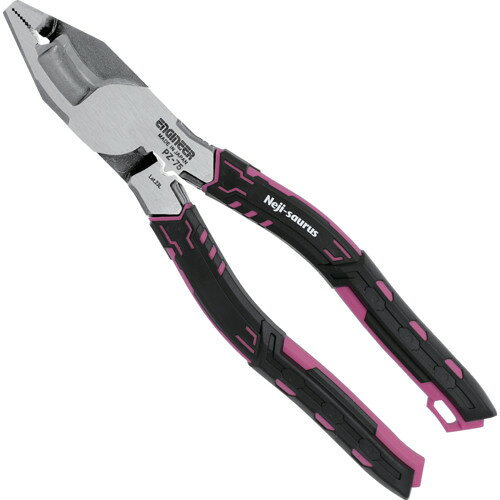 【特長】●ゲンバ女子御用達「PINK&BLACK」。●鋭利なせん断刃で、VVFφ2.6mm×3芯をラクラク切断できます。●潰れたねじ、錆びたねじを先端のタテ溝で掴んで回せます。●独自の先端形状により、頭の低いねじ(トラスねじ)にも対応。●先...