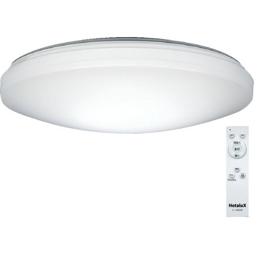 【特長】●お部屋のすみずみまで明るい広配光のLEDシーリングです。【用途】●お部屋全体が明るい調光モデルです。【仕様】●明るさ(lm)：3800●光源色：昼白色●幅(mm)：434●長さ(mm)：434●高さ(mm)：128●電源(V)：1...