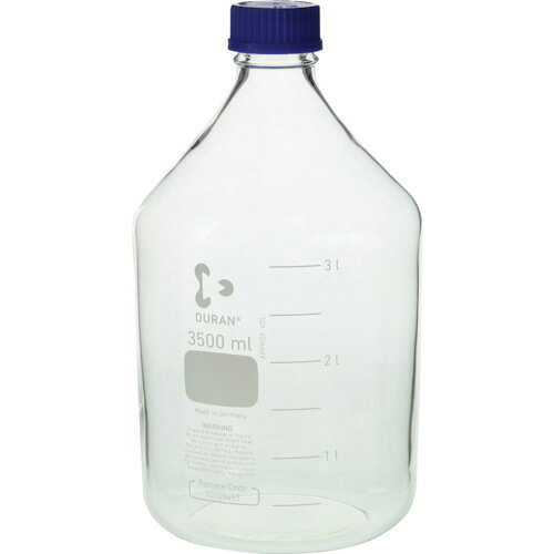 SIBATA　耐熱ねじ口びん　青キャップ付　3500mL JAN：4589988599400 メーカー：柴田科学（株） / ブランド：SIBATA / 原産国：ドイツ 特長 ●バイオテクノロジー関連をはじめ、高純度医薬・試薬や分析用標準液な...