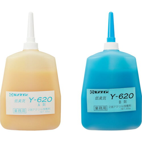 セメダイン　メタルロック　Y620　600gセット　AY−050JAN：4901761369558メーカー：セメダイン（株） / ブランド：セメダイン / 原産国：日本特長●遅硬化型のアクリル系接着剤です。大きな面積への塗布が可能です。建築...