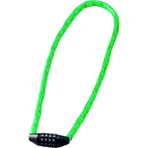 緑十字　チェーンロック（ダイヤル錠タイプ）　緑　CD−100G　全長1000mm　フリーダイヤル JAN：4932134222897 メーカー：（株）日本緑十字社 / ブランド：緑十字 / 原産国：日本 特長 ●錠が一体となったスチール製の...