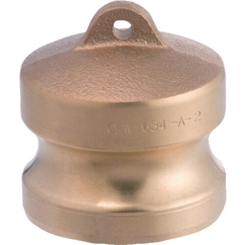 TOYOX　カムロック　アダプター　ダストプラグ　ブロンズ　634−A　1インチ　BR JAN：4975196805547 メーカー：（株）トヨックス / ブランド：TOYOX / 原産国：日本 特長●ほこりやゴミ、異物混入防止用のフタの役...
