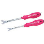 KTC　クリップクランプツール　アングルショートセットJAN：4989433749518メーカー：京都機械工具（株） / ブランド：KTC / 原産国：日本特長●自動車の内張り及びクリップの取外し専用工具です。用途●クリップクランプツール・...